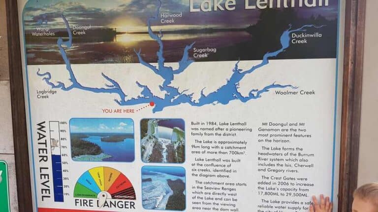 Lake Lenthalls, Camping and fishing at Lenthalls Dam